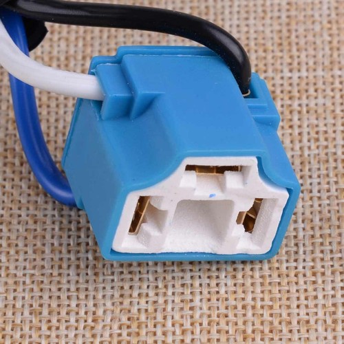 2pcs H4 Ceramic Headlight Connector Lamp Bulb Wiring Harness Socket ...