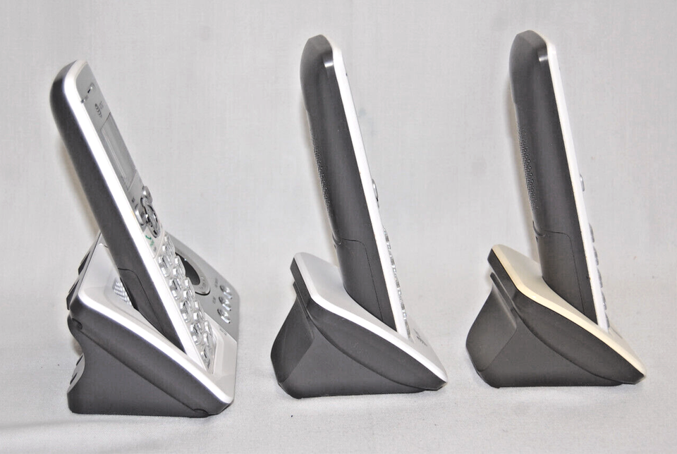 AT&T DLP72362 3 Handset Cordless Phone Connect to Cell Answering System ...