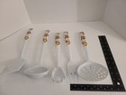 5 Pc Melamine Ware Kitchen Utensils Set, White - FRUIT COLLECTION | eBay