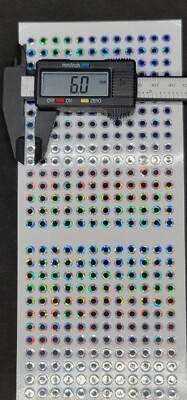 6mm Silver Reflective 2D Flat Stick-On Fishing Lure Eyes Tackle Craft ...