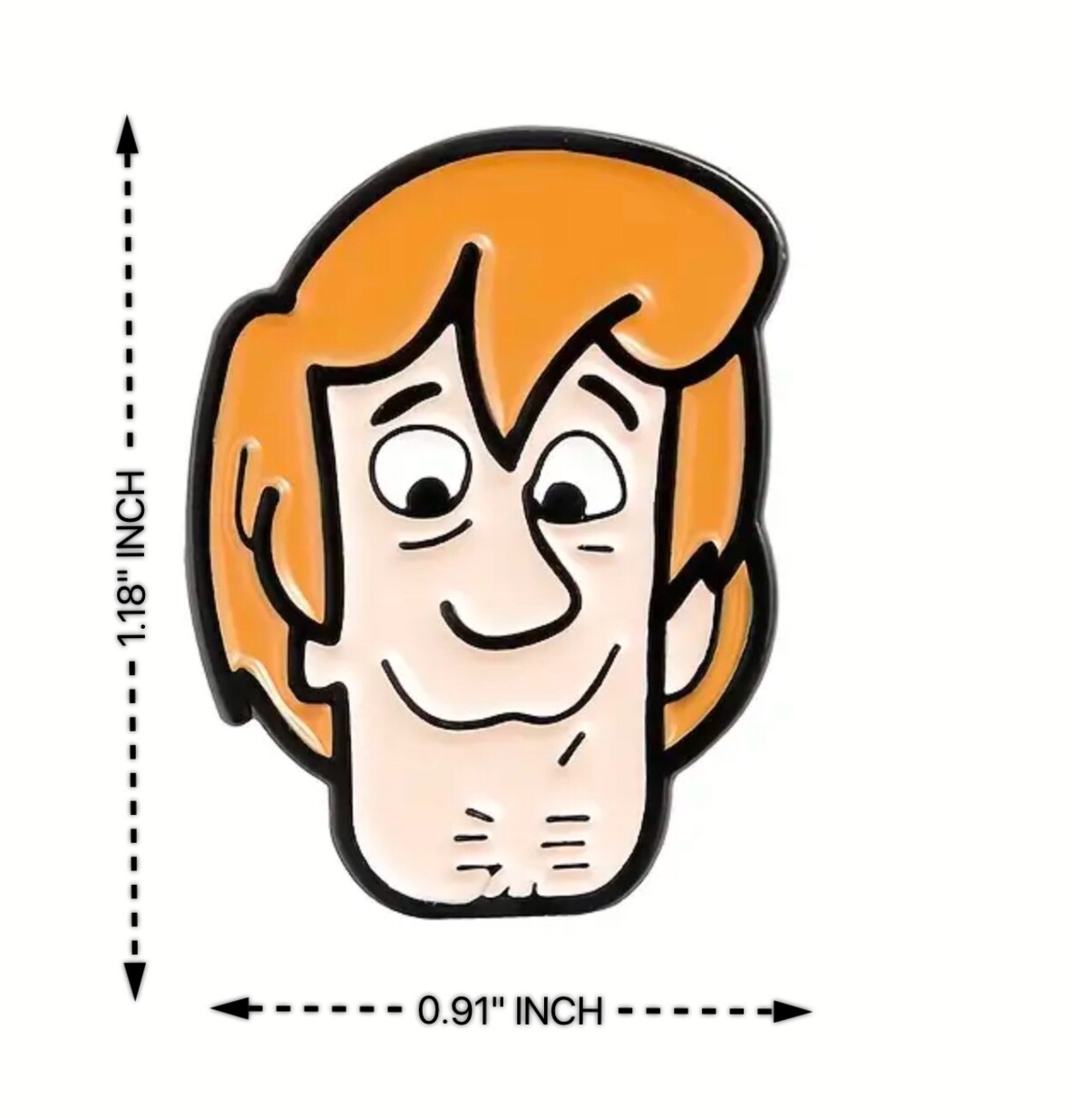 SCOOBY-DOO Shaggy Rogers Enamel Pin ♡ Cartoon Stoner Detective 80s, 90s ...
