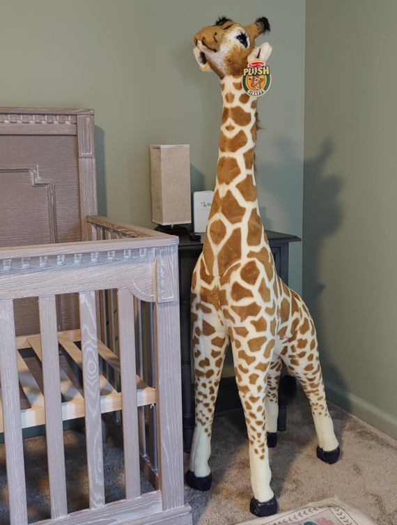 Giant Stuffed Giraffe Animal Plush Kids Toy Tall Lifelike Soft Jumbo ...