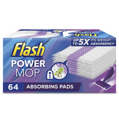 Flash Power Spray Mop Absorbing Pad Refills, Flash Mop Refill Pads ...