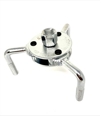 SATRA 3 Leg 2 Way Oil Filter Claw Wrench 1/2" & 3/8" Removal Tool Fuel ...