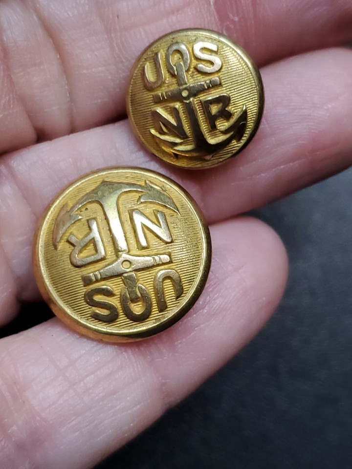 U.S Navy Reserve USNR WWI World War I Era Coat/ Uniform Buttons Lot of ...