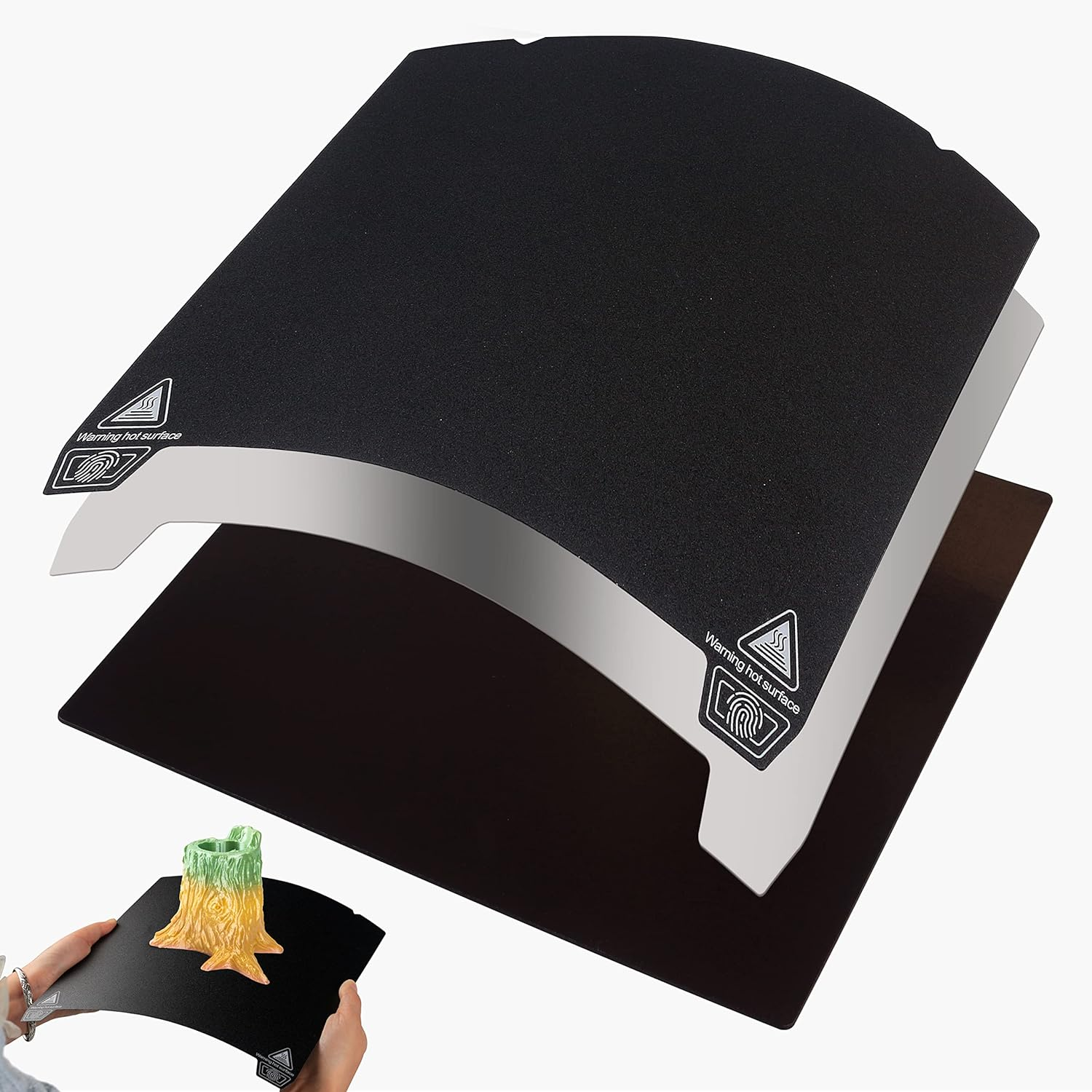 Ender 3 S1 plus PC Spring Steel Magnetic Bed Plate Removable Flexible ...