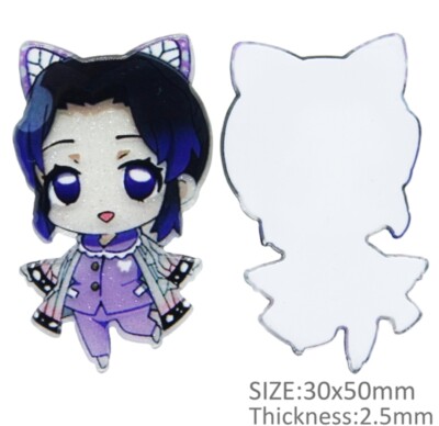 5 qty Planar Resin Flatback Hair Bow Center 1144054 Demon Slayer ...