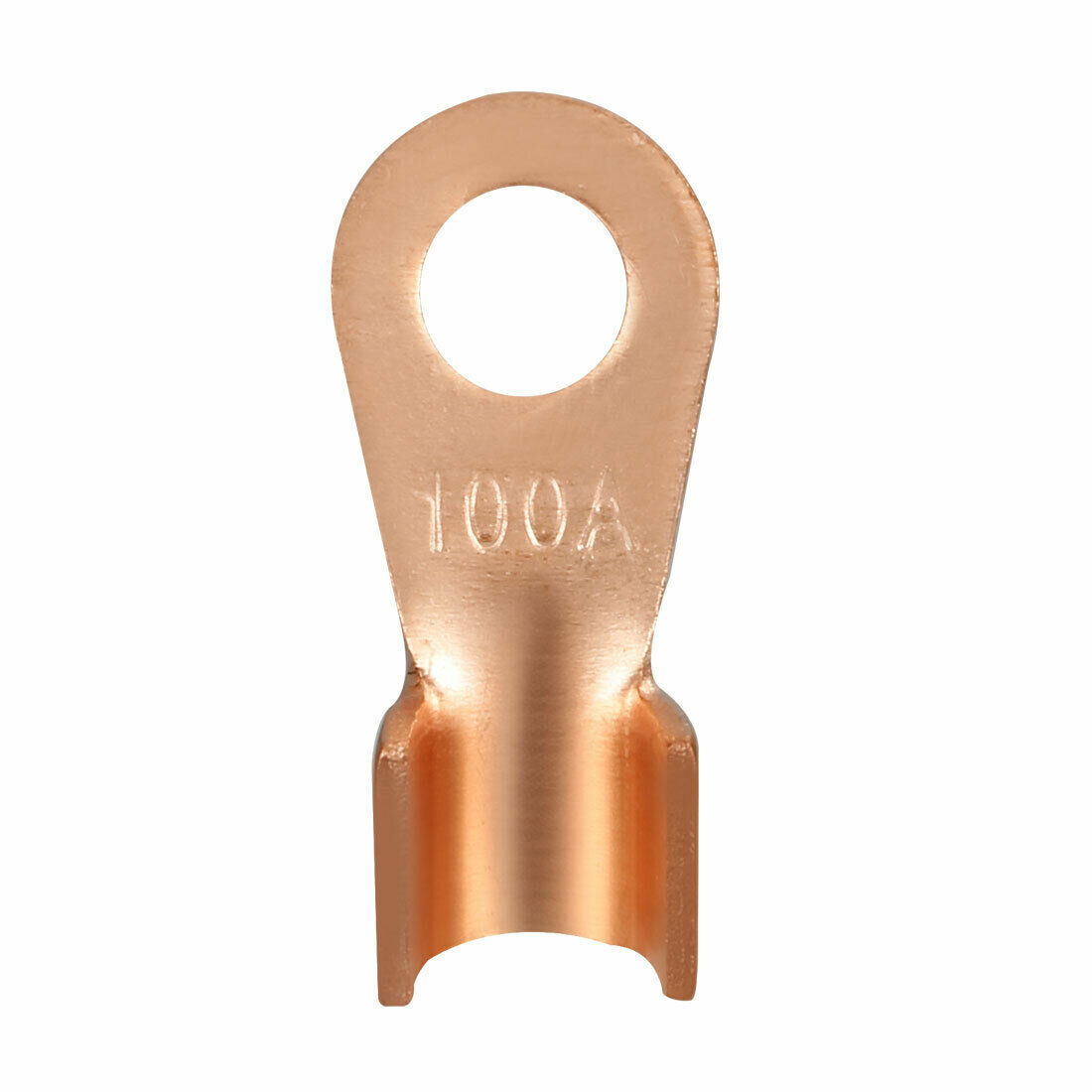 10x OT-100A Copper Ring Tongue Cable Connector Passing Through Terminal ...