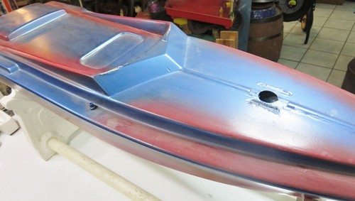 Deep Vee Boat, Fiberglass Boat Nitro, Gas, Electric With Robart Stand ...