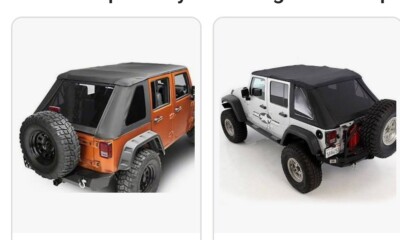 Smittybilt 9083235 Bowless Combo Soft Top For 2007-2018 Jeep JK ...