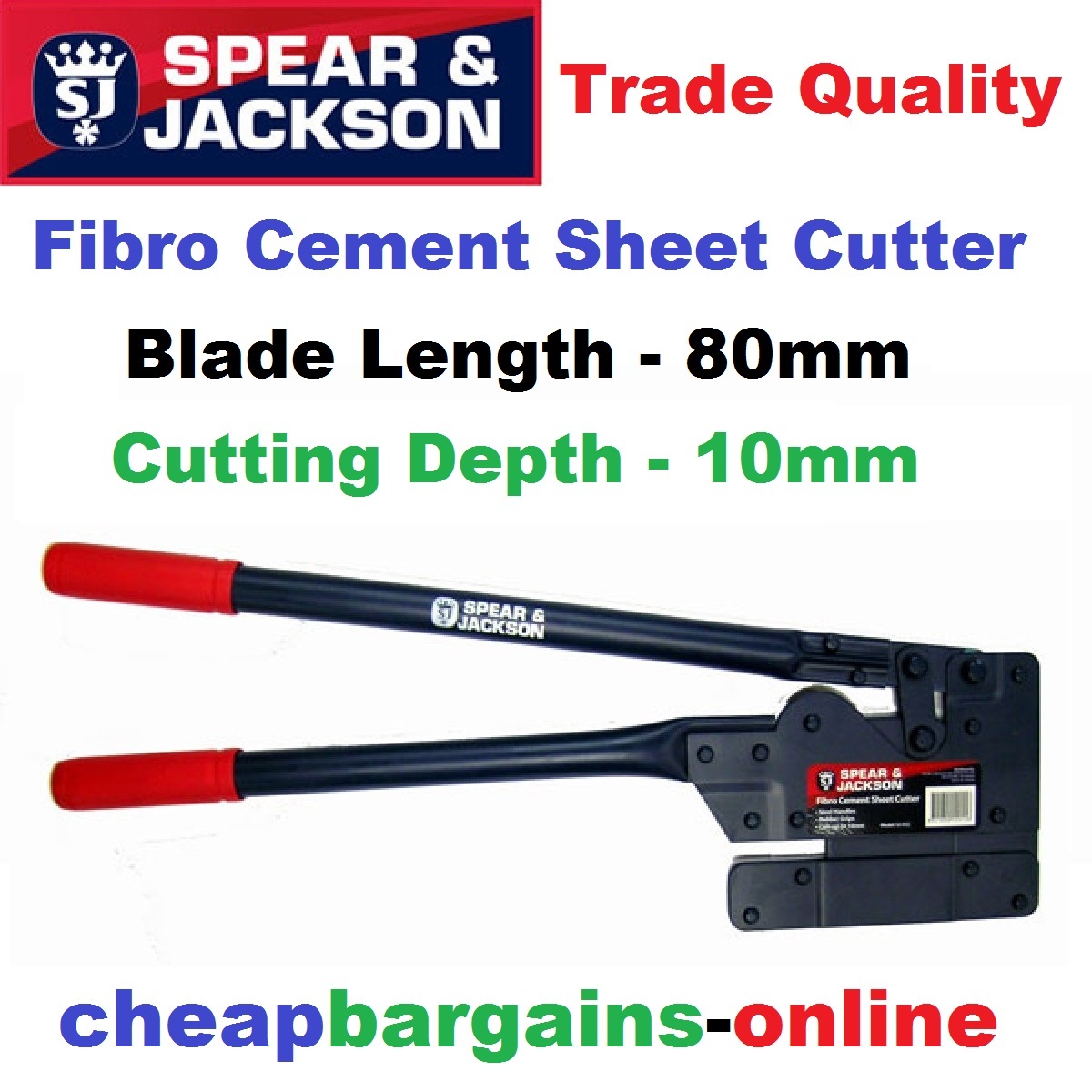 SPEAR & JACKSON CEMENT SHEET CUTTER FIBRO CEMENT CUTTING TOOL CEMENT ...