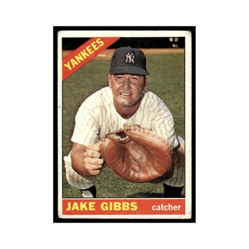 1966 Topps Baseball Card Jake Gibbs Yankees #117 | eBay