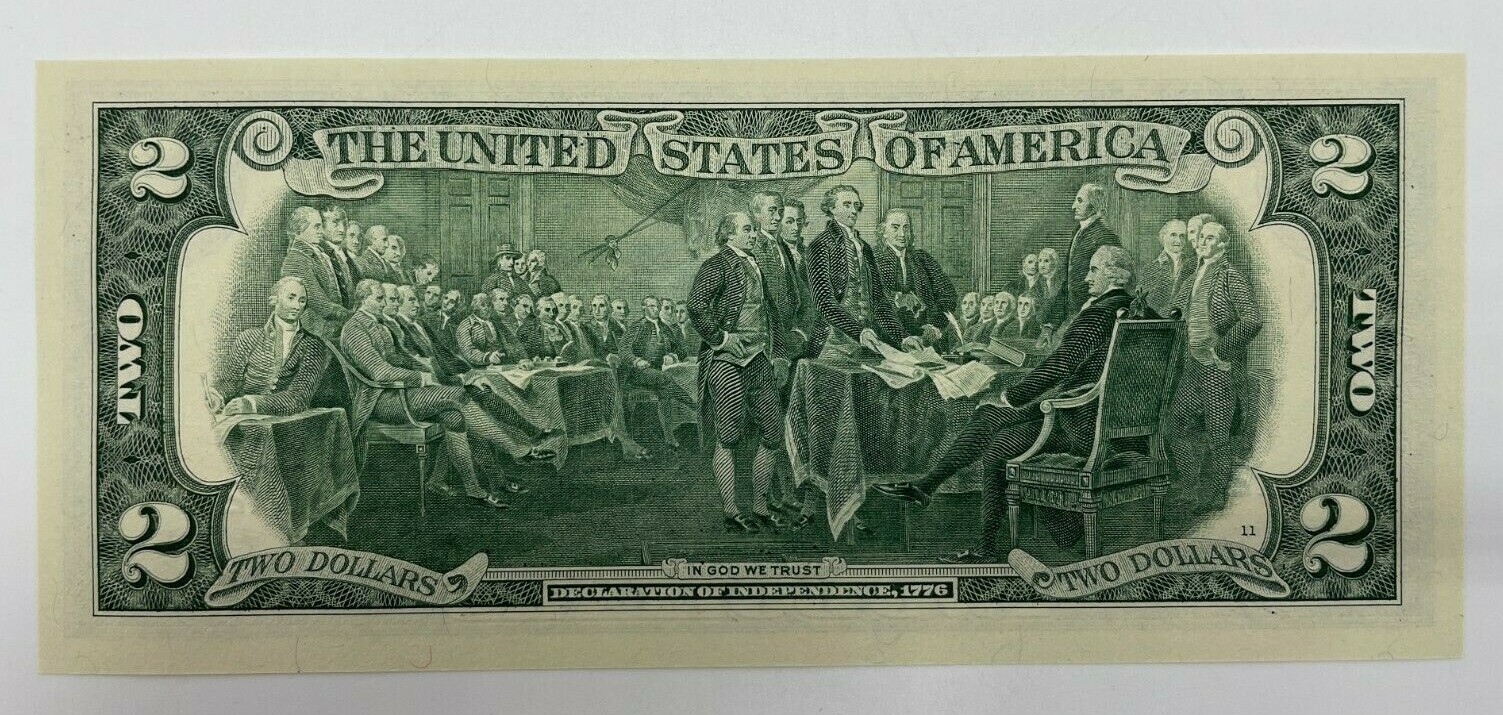 NEW Uncirculated Two Dollar Bills Series 2017A $2 Sequential Notes Lot ...