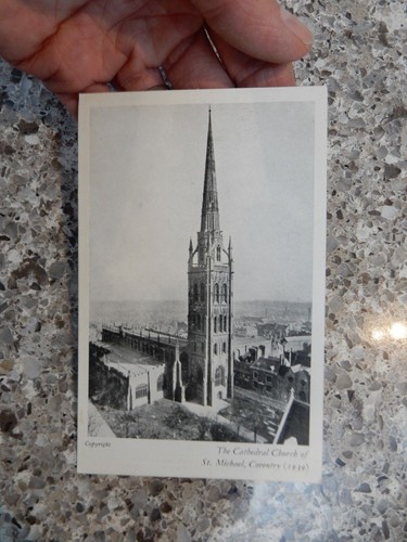 COVENTRY CHURCH 1939 PRE RAID WW2 VINTAGE POSTCARD | eBay