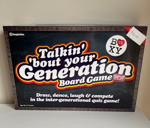 Talkin' 'Bout your Generation Board Game, 2009 Imagination, NEW, | eBay