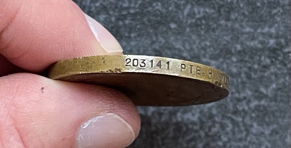 Genuine WW1 Manchester Pals Battle Of Manchester Hill PoW Medal Pair ...