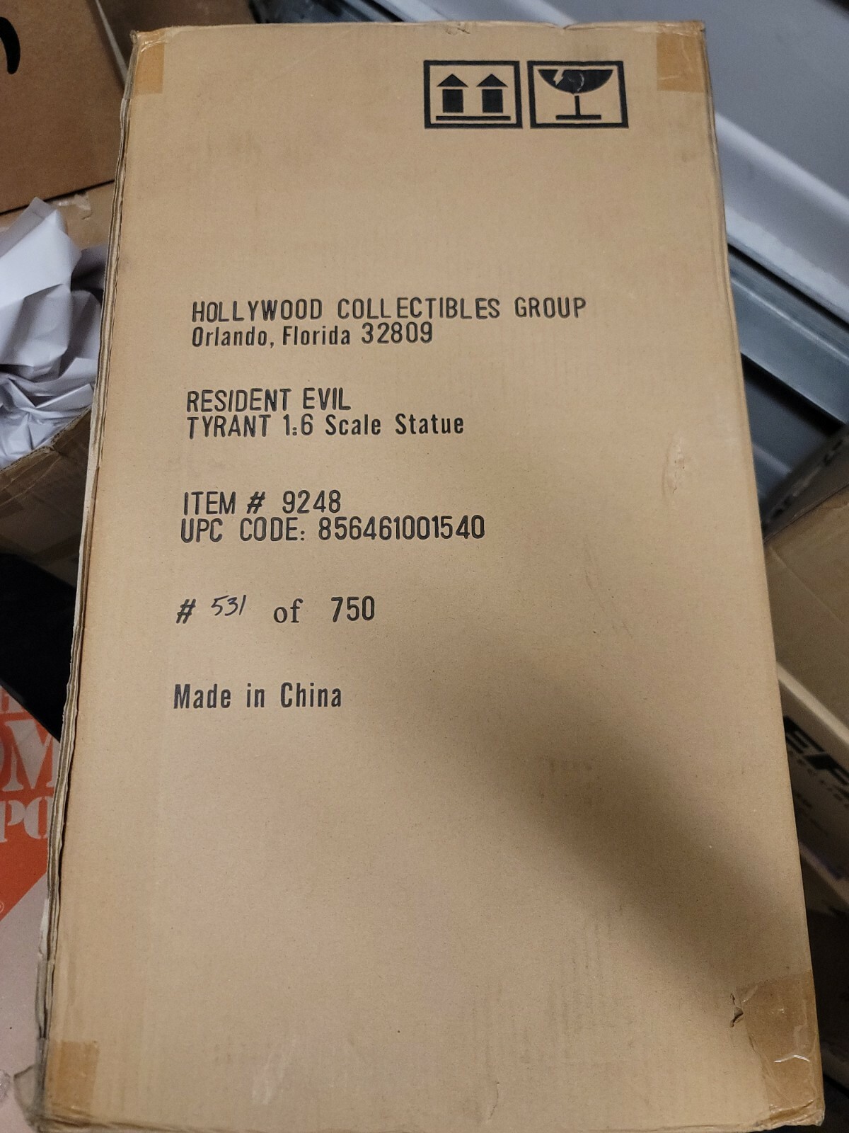 HOLLYWOOD COLLECTIBLES GROUP TYRANT CAPCOM RESIDENT EVIL STATUE FIGURE ...