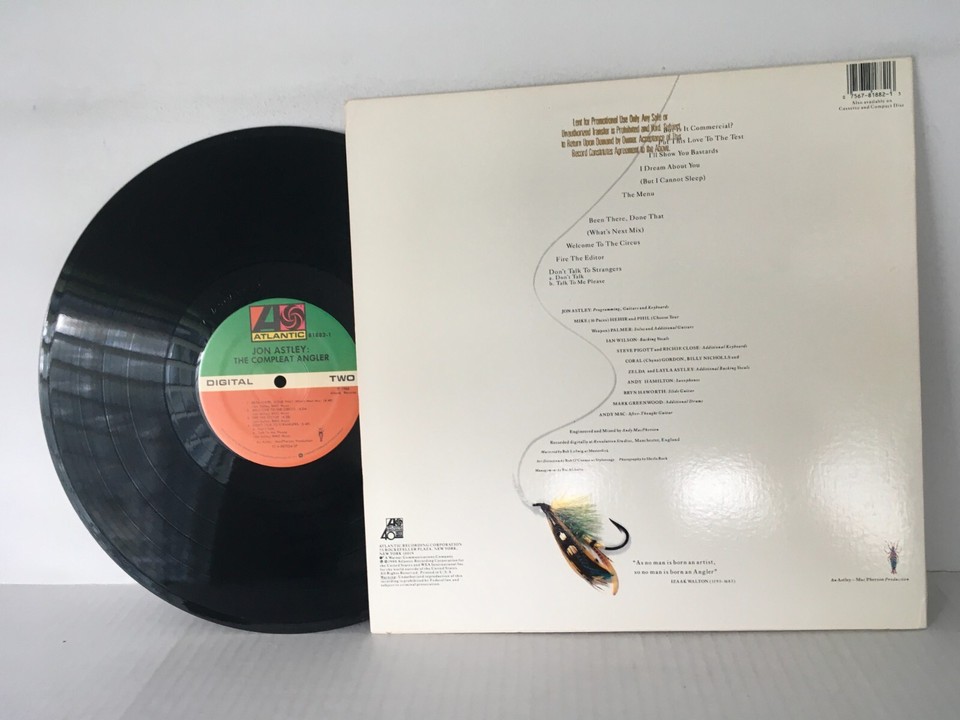 Jon Astley - The Compleat Angler - Atlantic Records (1988) PROMO 12 ...
