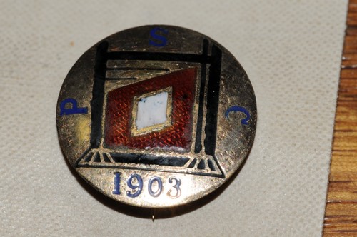 SPC 1903 Fraternal Organization Pin Gold Filled 1904 Historic Salesman ...