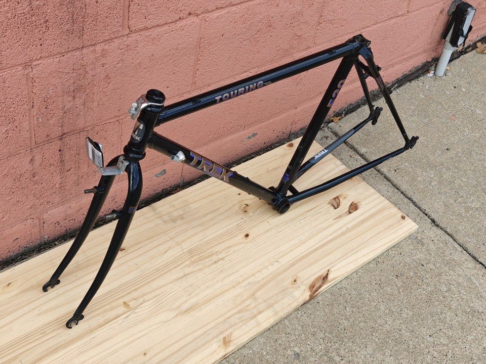 Vintage 1992 Trek 520 Touring Bike Frame Tru Temper AVR Lugged Small | eBay