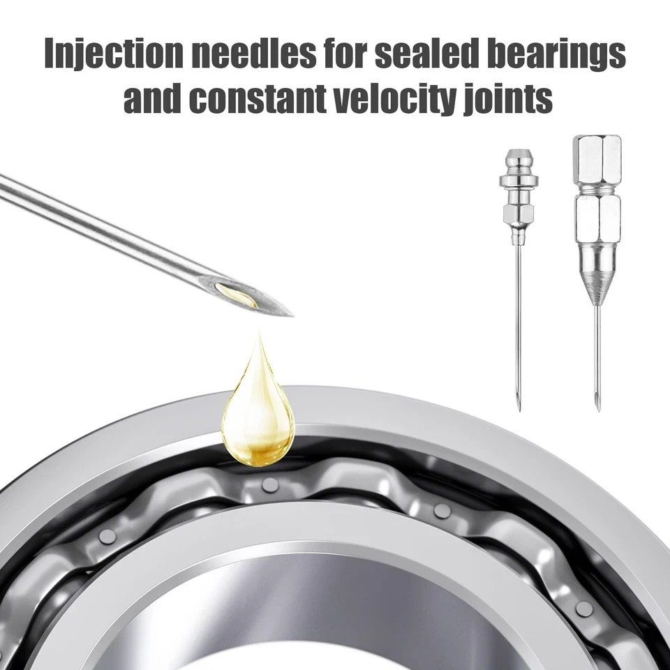 4pcs Grease Gun Needle Nozzle Grease Needle Grease Fittings Tool ...