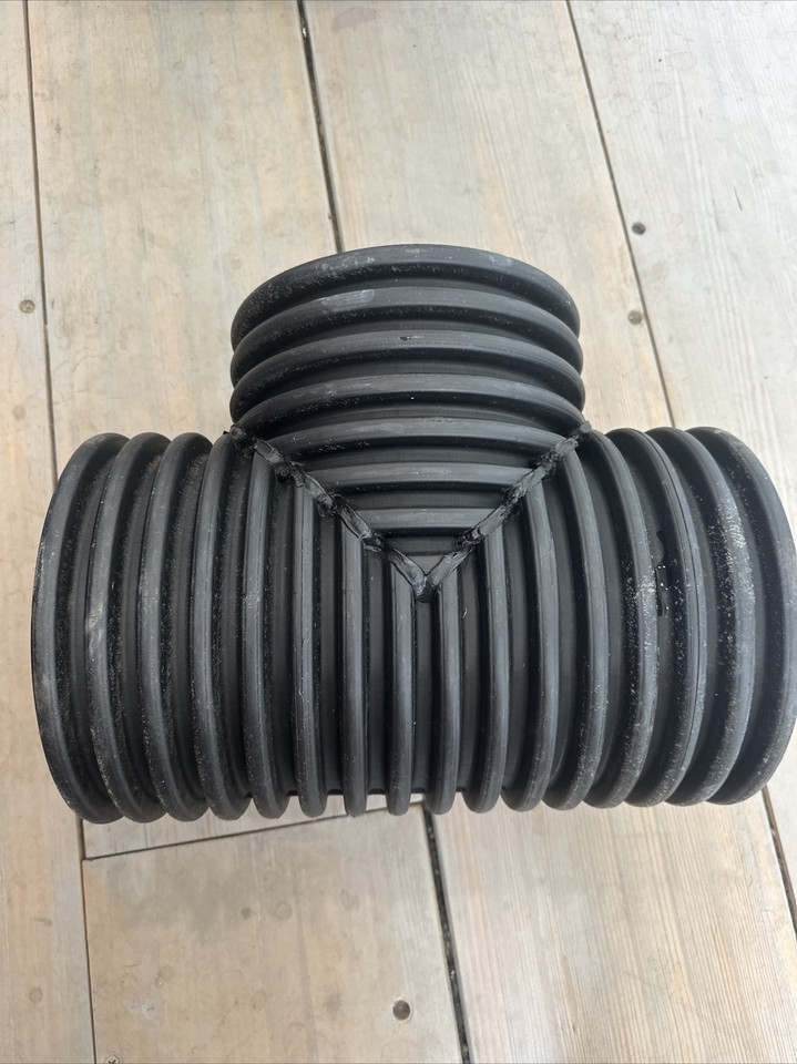 Drainage Pipe Tee Culvert Pipe Corrugated Pipe Tee 8” | eBay