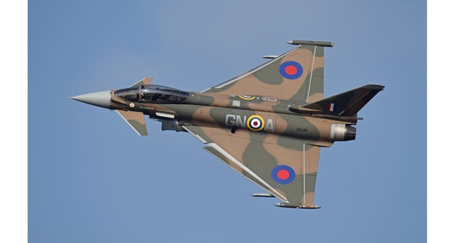 CORGI AA29001 1/48 - Eurofighter Typhoon FGR.4 ZK349 GN-A BoB 75th ...