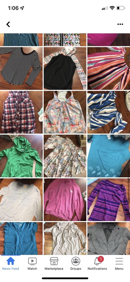 Lot of 100 Clothing Items Wholesale Resale Consignment Womens ALL Sizes ...