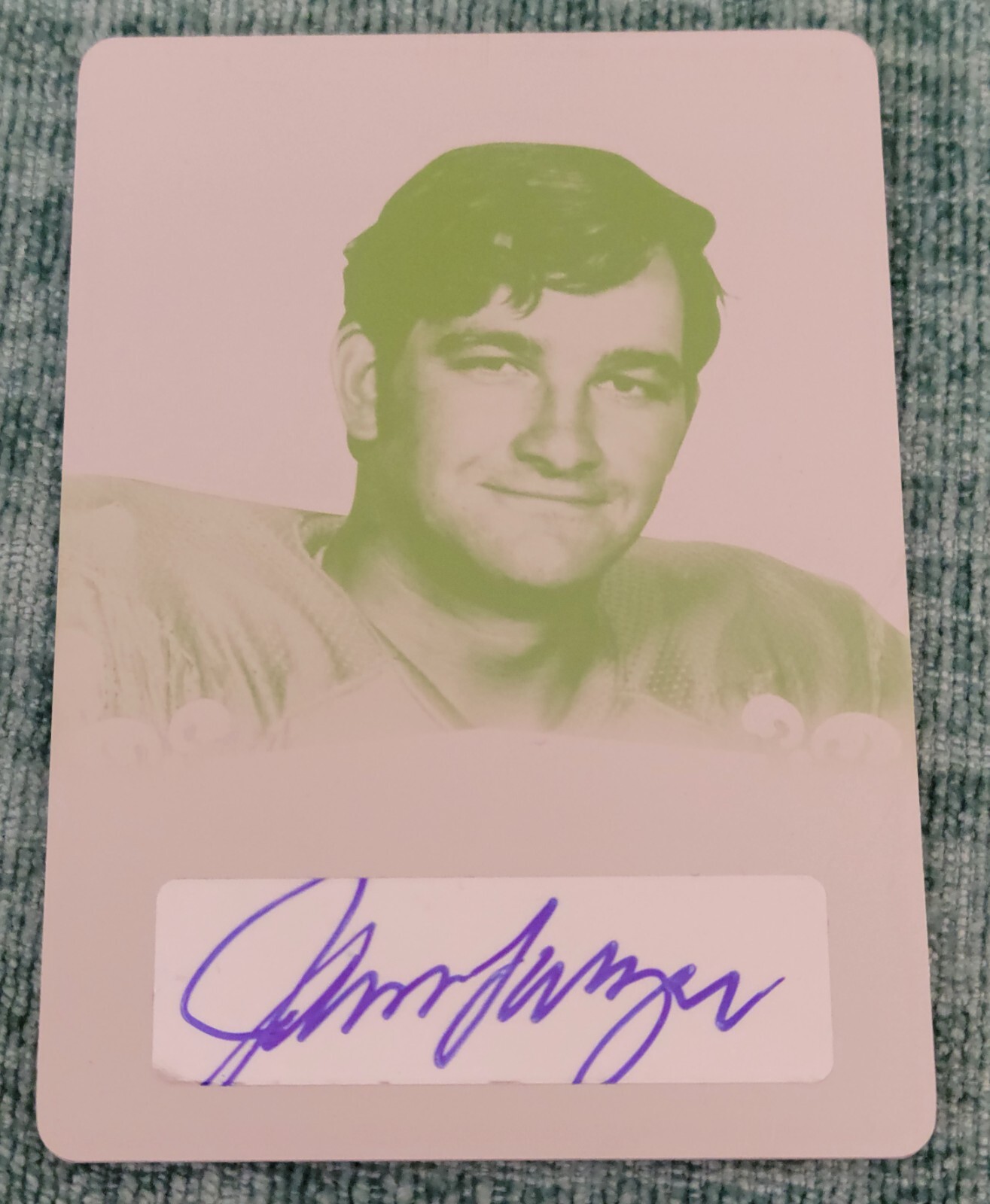 2017 LEAF YELLOW PLATE AUTOGRAPH JIM LANGER MIAMI DOLPHINS HOF 1/1 | eBay