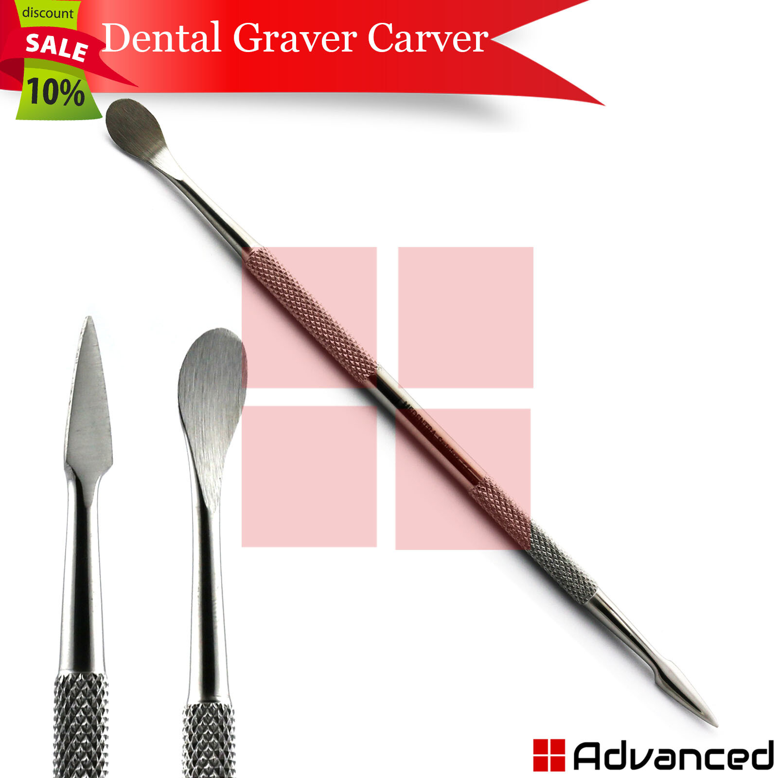 Dental Waxing Instruments Kit Wax Carvers Graver Gritman Spatula Fahen ...