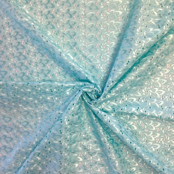 Eyelet Floral Embroidery Fabric 44" Wide By The Yard in Multiple Colors ...