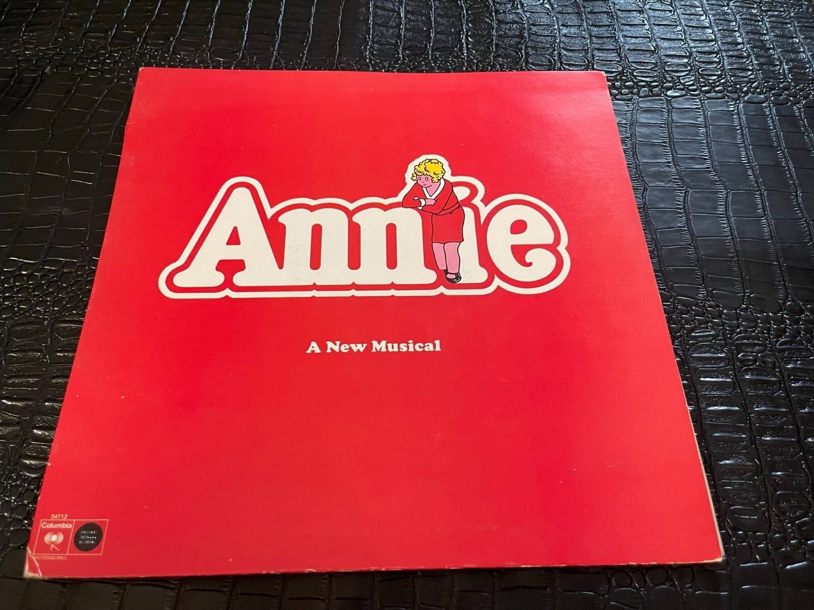 1977 ANNIE- ORIGINAL Broadway Cast Soundtrack Gatefold Vinyl Record ...