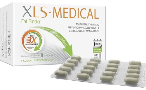 XLS Medical Fat Binder Weight Loss Aid - 180 Tablets - 1 Month Supply ...
