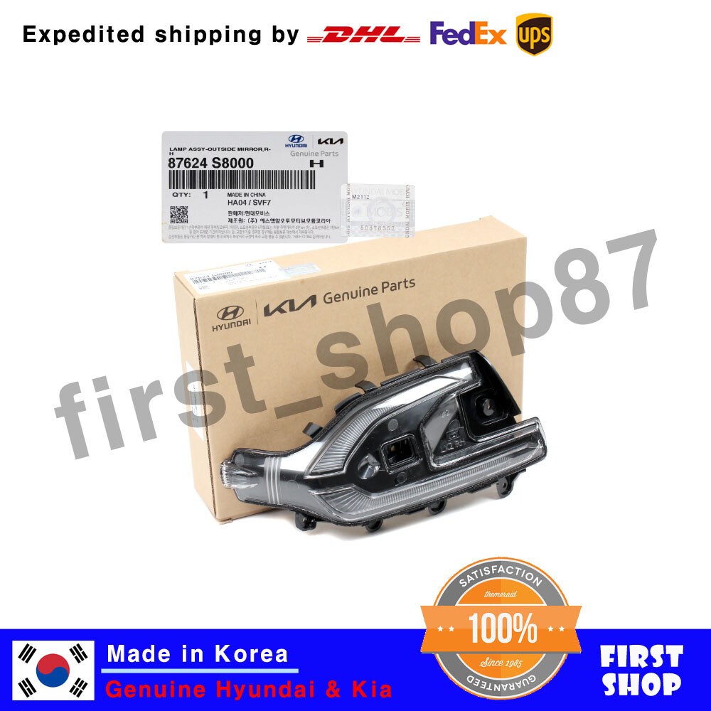 GENUINE LAMP ASSY-OUTSIDE MIRROR, RH 87624S8000 for Hyundai Palisade ...