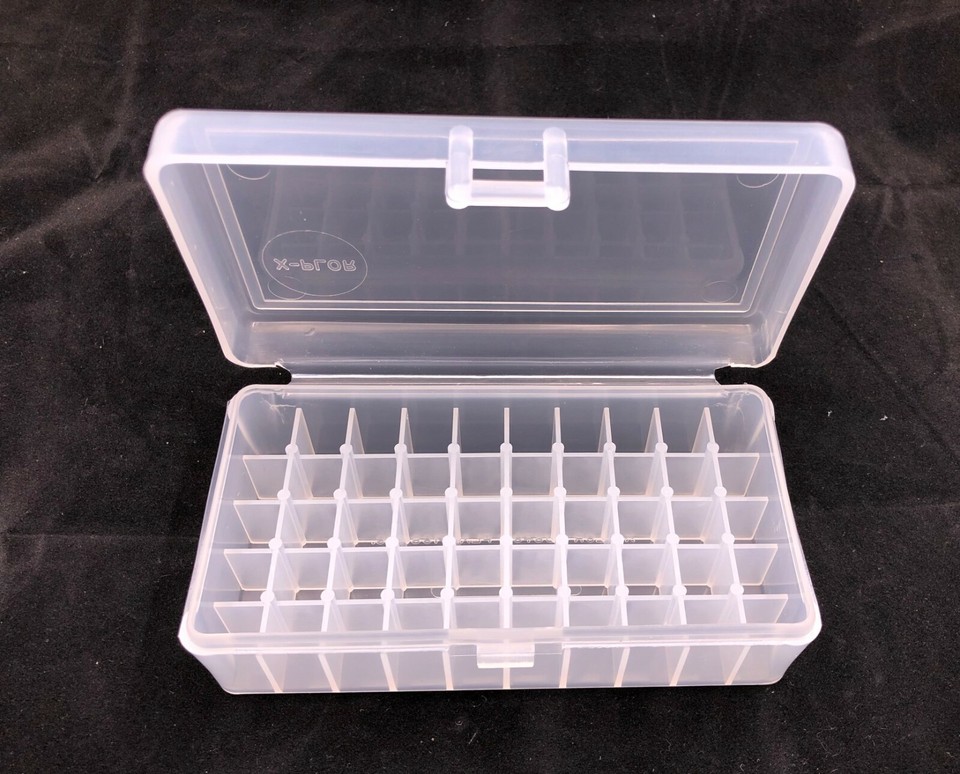 Plastic Ammo Box (Lot of 6) 50 Round, 44 Special/44 Mag/45LC, Reloading ...