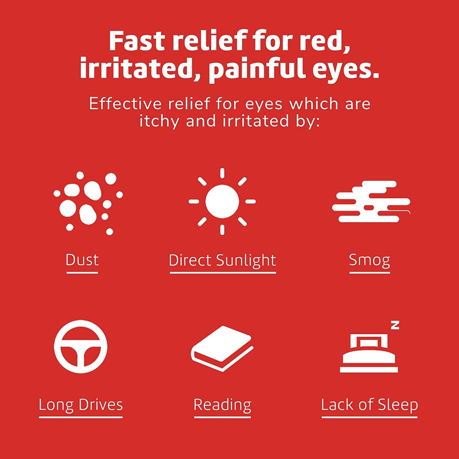 Colirio Ocusan® Eye Drops - Maximum Strength Redness Reliever 15 mL Exp ...