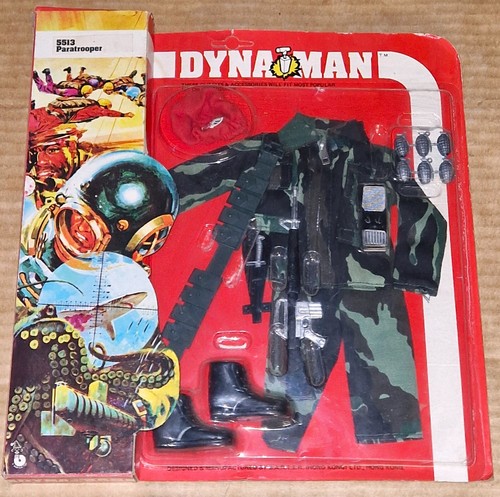 Dynaman Gi Joe Knock off ko Barter Toys 12' PARATROOPER Action Man ...