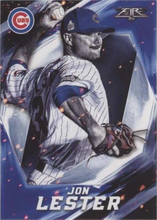 2017 Topps Fire - Jon Lester #27 for sale online | eBay