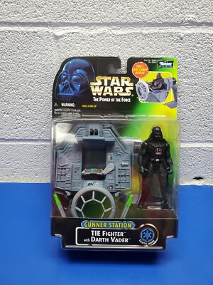 Kenner Star Wars POTF Gunner Station: Tie Fighter with Darth Vader MOC ...