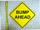 Bump Ahead Yellow Aluminum Sign (Pregnancy Announcement Sign) | eBay