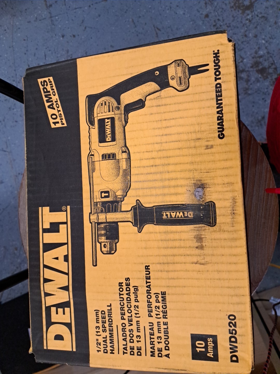 DEWALT DWD520 1/2" VSR Pistol Grip Hammer Drill | eBay