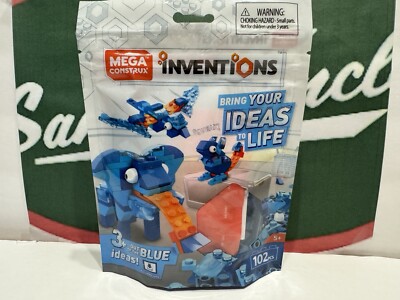 Mega Construx FWP20 Inventions Blue Brick Building Set. New. G6a | eBay