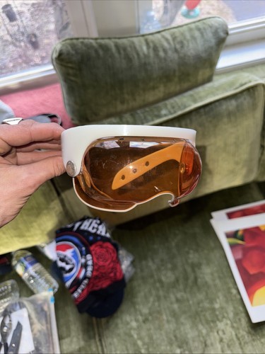 Vtg 1960's Buco Detroit Michigan Orange Plastic Bubble Motorcycle Ski ...