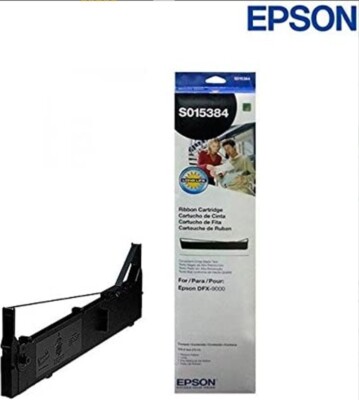 Epson Black Ribbon, 15M Characters (S015384), BRAND NEW, SEALED BOX | eBay