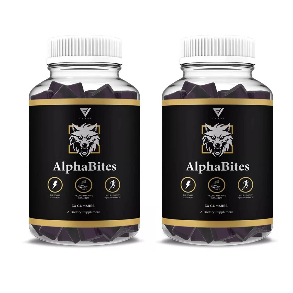 1~3 Pack Alpha Bites Gummies For Men, AlphaBites ED Gummies Male BIGD ...