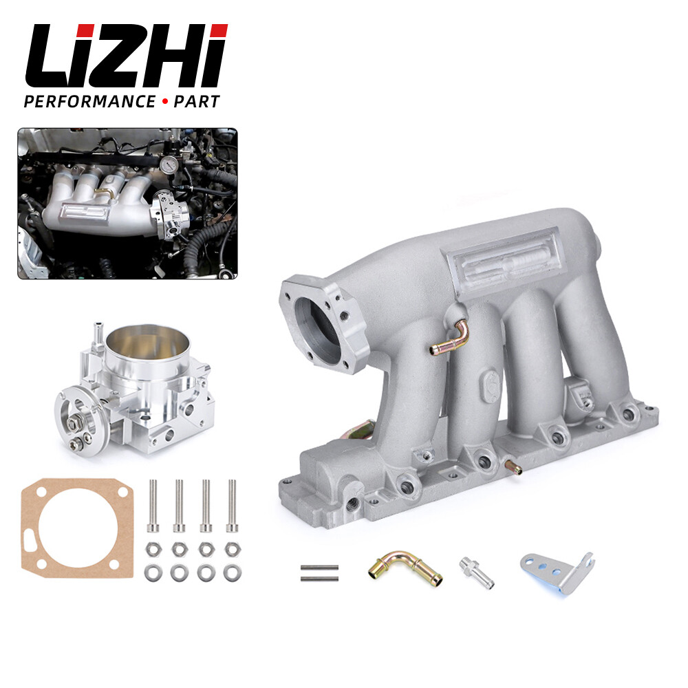 For K20 K20Z3 K24 K24A2 RBC Intake Manifold + 70mm Throttle Body K ...