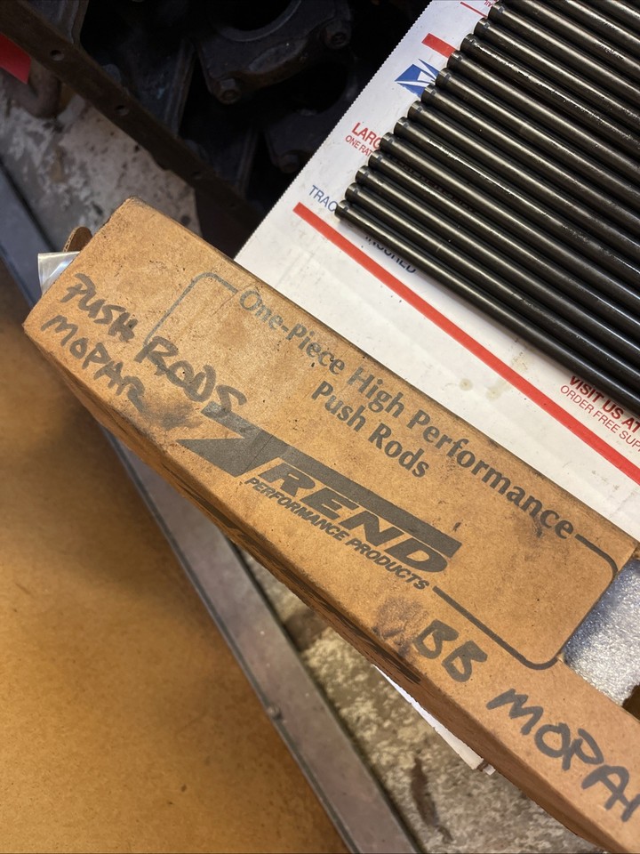 High Performance 3/8 Inch Big Block Mopar 440 RB Cup Style Push Rod Set ...