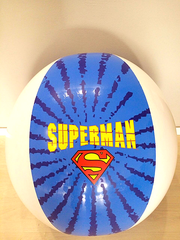 Superman WB DC comics HUGE JUMBO GIANT Ball 48" BEACH POOL Inflatable ...
