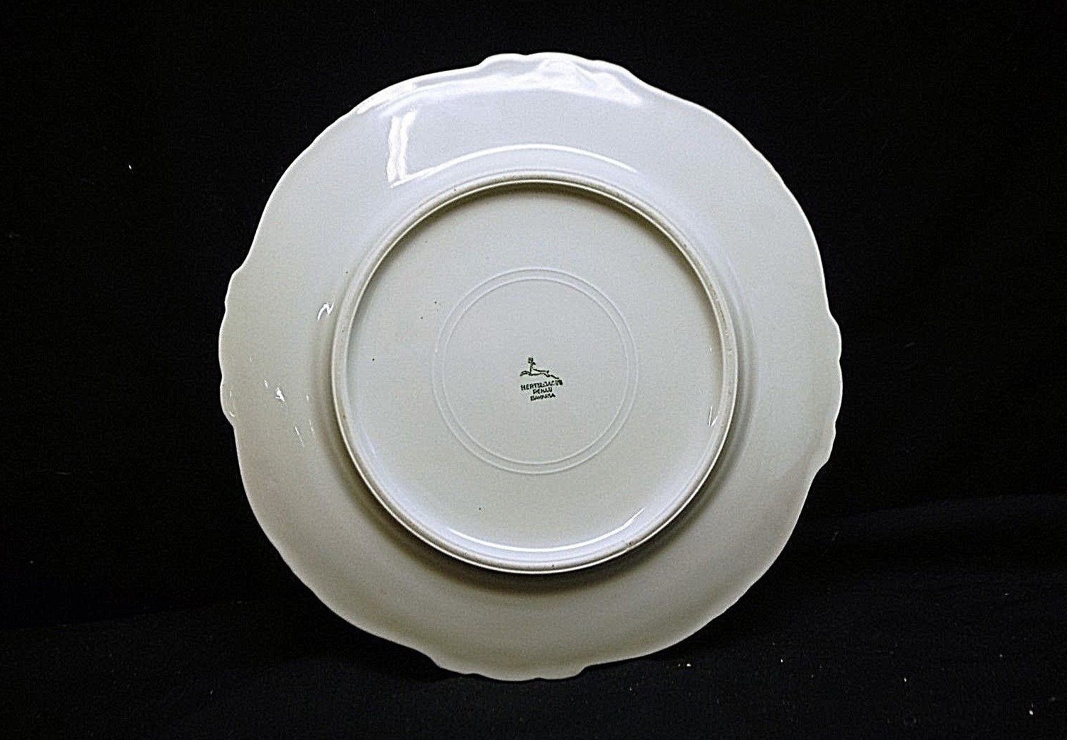 Vintage Hertel Jacob Rehau Bavaria Germany 7-3/4 Salad Plate Blue Rose ...