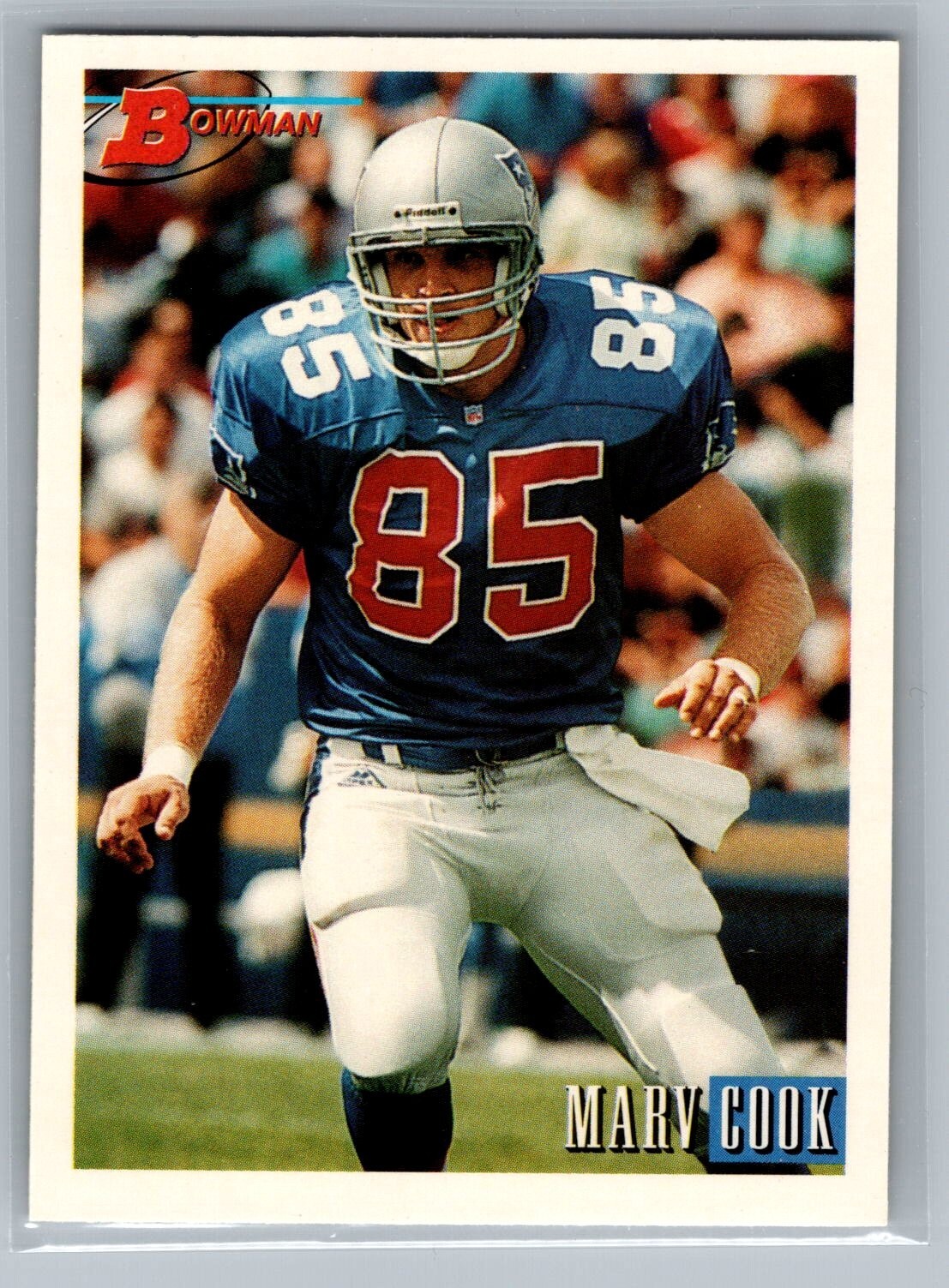 1993 TOPPS BOWMAN CARD # 201 Marv Cook - New England Patriots | eBay